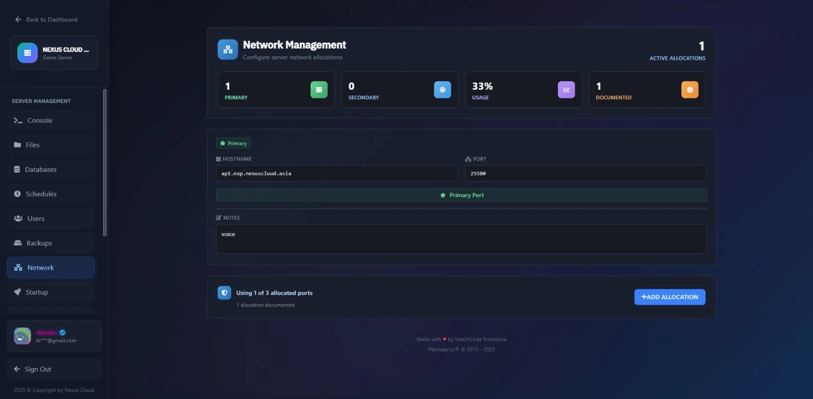 Nexus Cloud - Minecraft Game Hosting | Reliable Scalable Performance